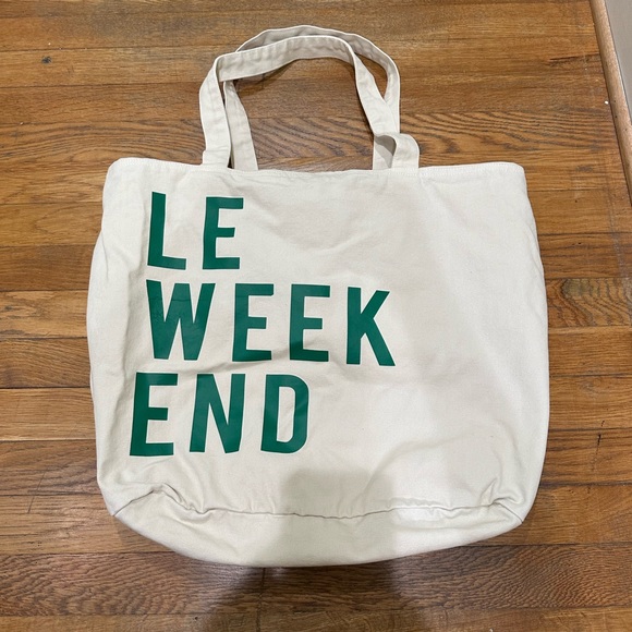 J. Crew | Bags | Sundry Oversized Le Weekend Canvas Tote Bag | Poshmark